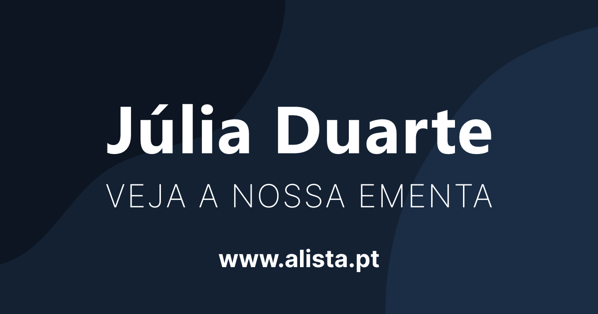 ALista Restaurantes - Júlia Duarte